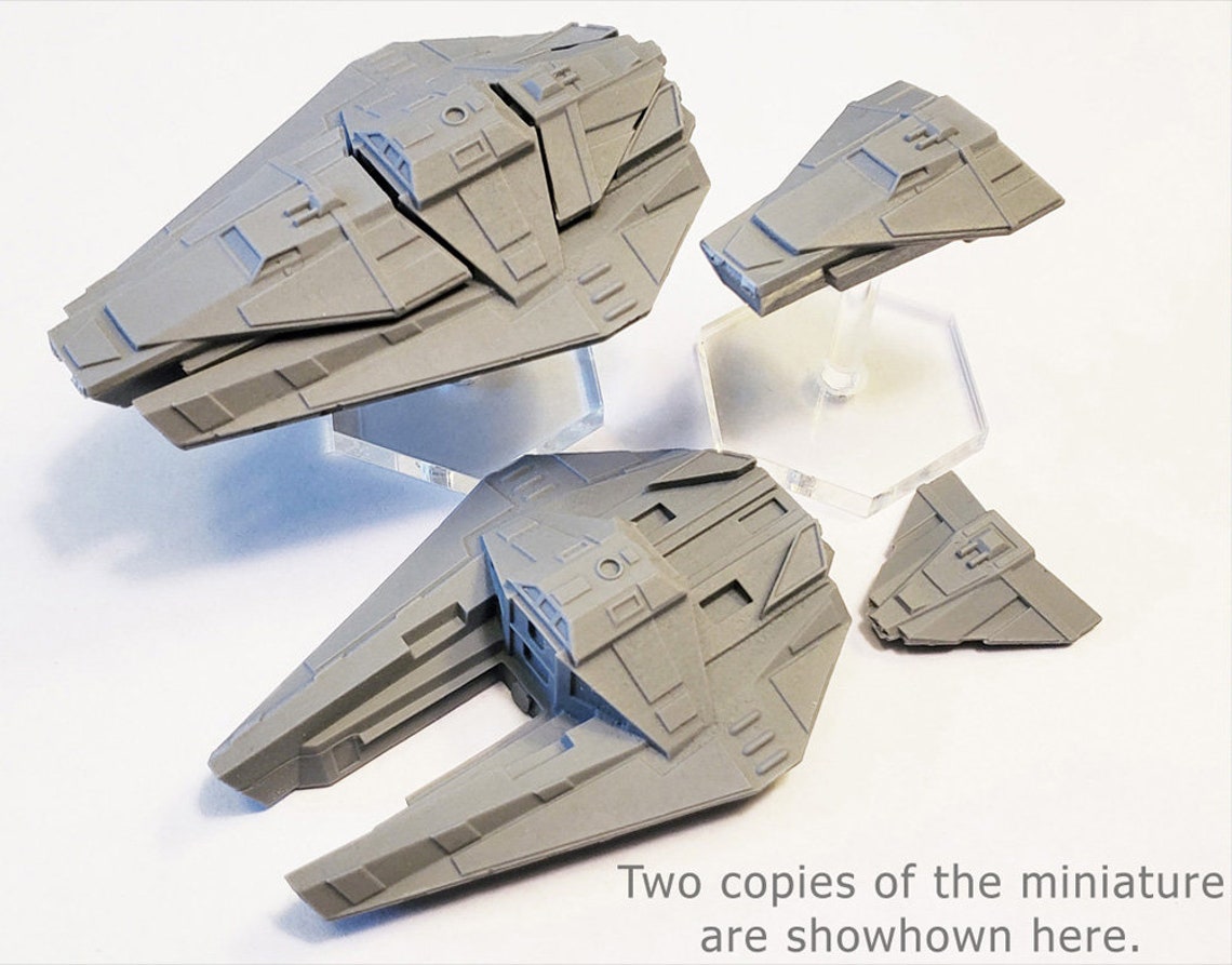 Chimaerus Integrated Transport: Starship Miniature for - Etsy