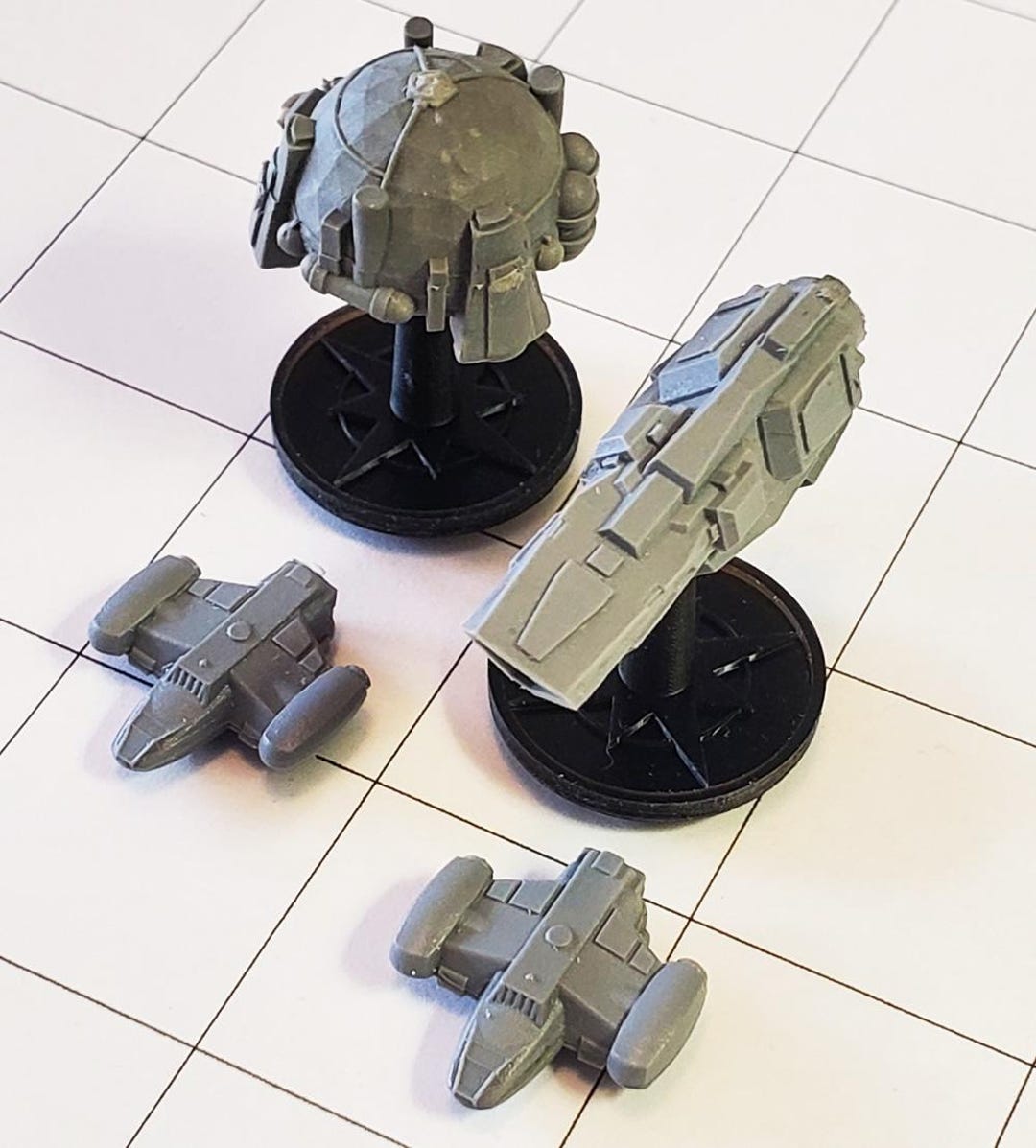 Morgana, Ferrum, & Iroquois - Starship Miniatures for Starfinder, the ...