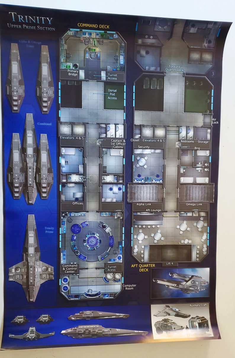 Trinity - Integrated Carrier: Starship Deckplans for Star Wars and ...