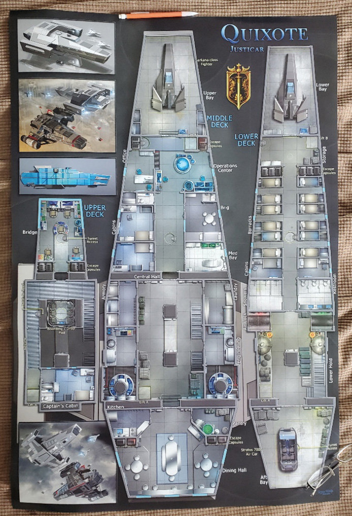 Quixote & Coyote - Justicar and Reaver: Starship Maps for GURPS Space ...
