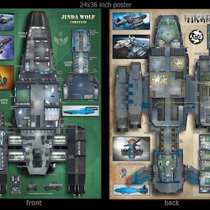 Jinda Wolf & Hikari: Starship Deckplans for Starfinder, the Star Wars ...