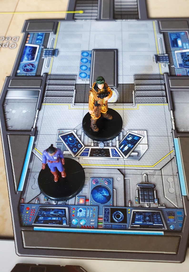 Cervantes Light Frigate: Starship Poster Map. Deckplans for - Etsy