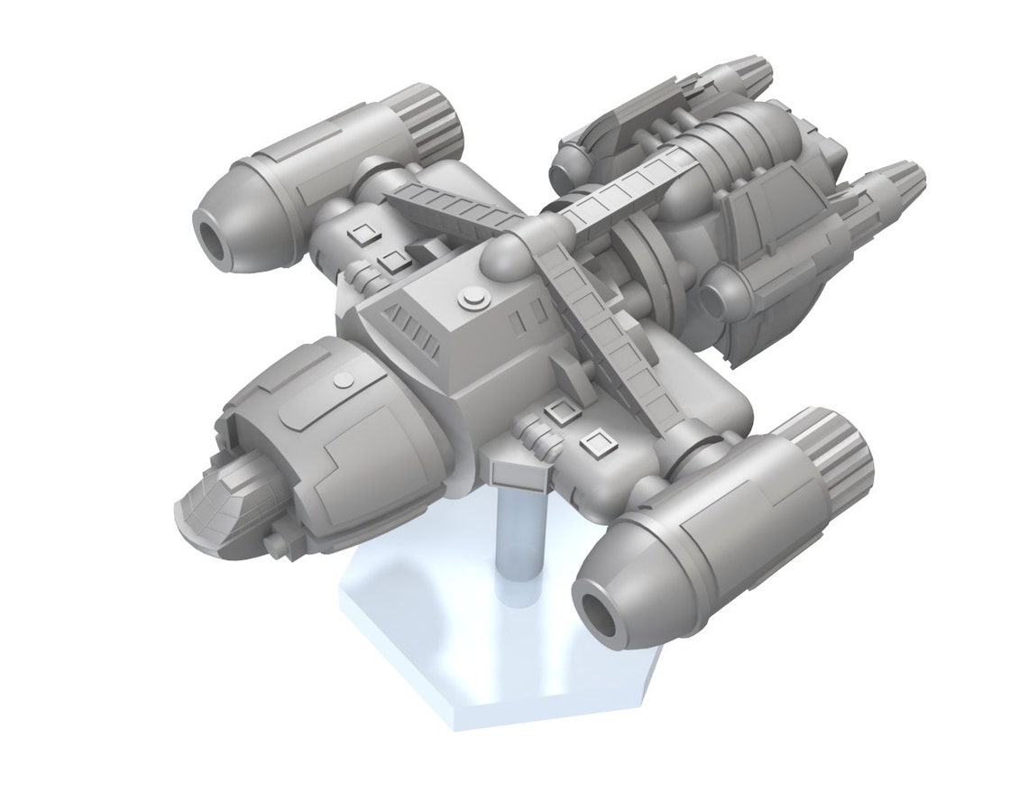 Clydesdale Transport: Starship Miniature for Starfinder A - Etsy
