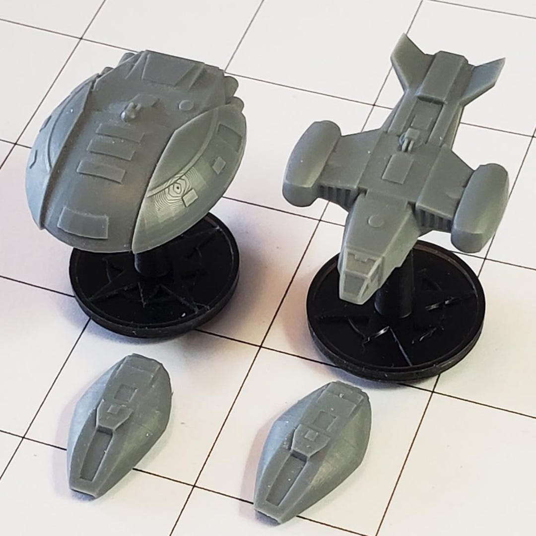 Valhalla, Pilgrim, & Fairlane 4000: Starship Miniatures for Voidrunner ...
