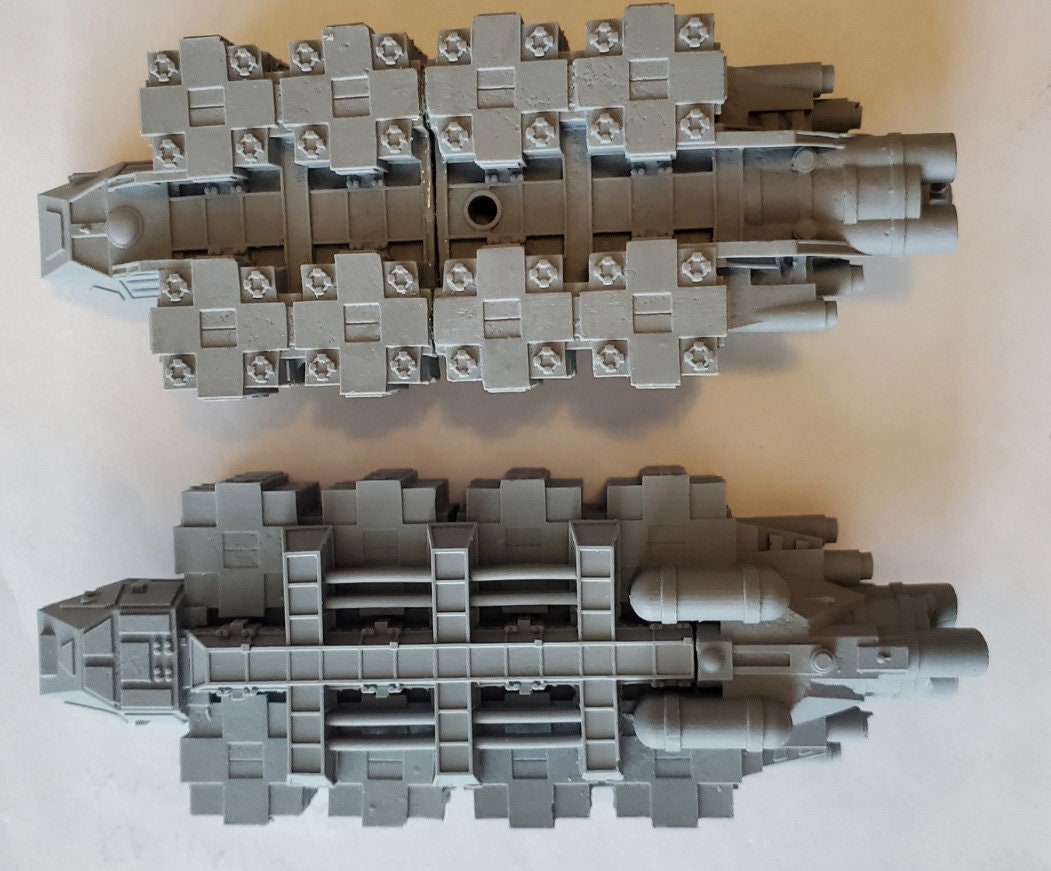 NERO Cargo Ship: Starship Miniature for Starfinder A - Etsy