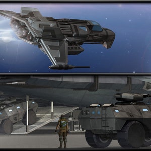 Mourning Wolf - Light Cruiser: Starship Poster Map. Deckplans for ...