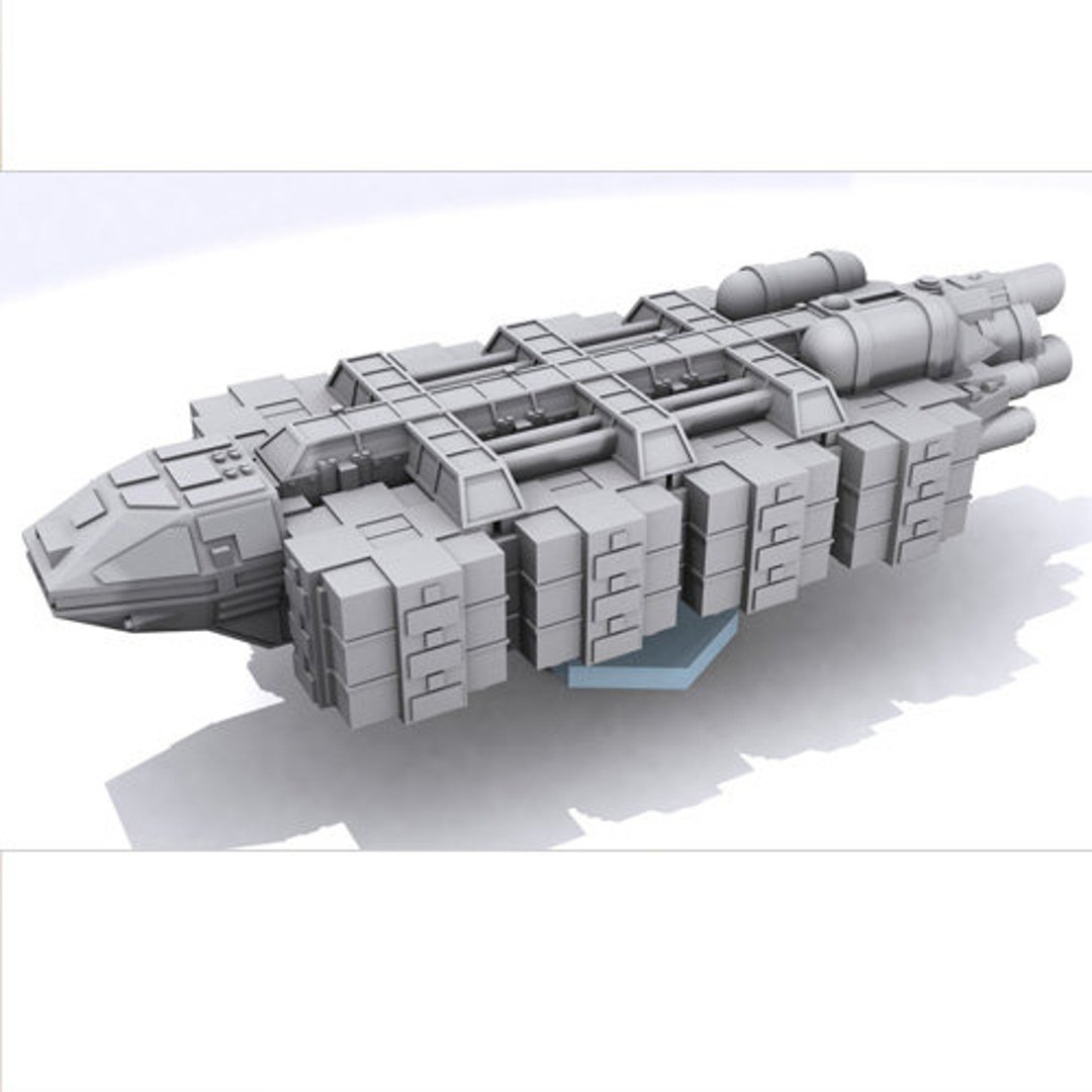 NERO Cargo Ship: Starship Miniature for Starfinder, A Billion Suns ...