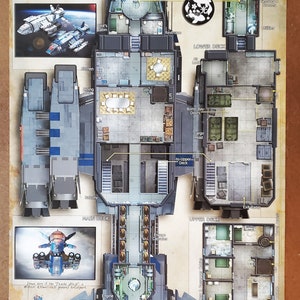 Jinda Wolf & Hikari: Starship Deckplans for Starfinder, the Star Wars ...