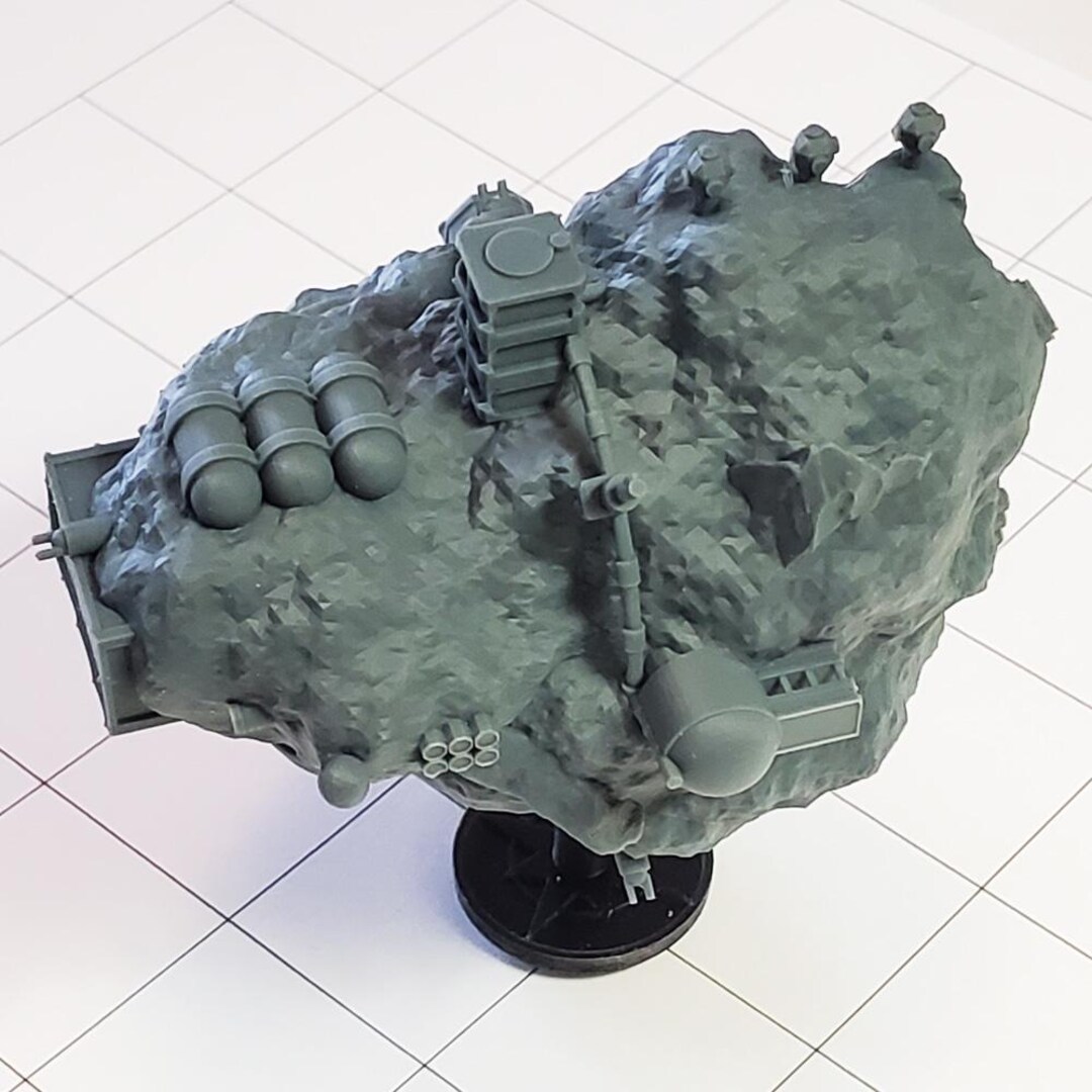 Lochlyn IX - Asteroid Base: Large, Resin Space Station Miniature for ...