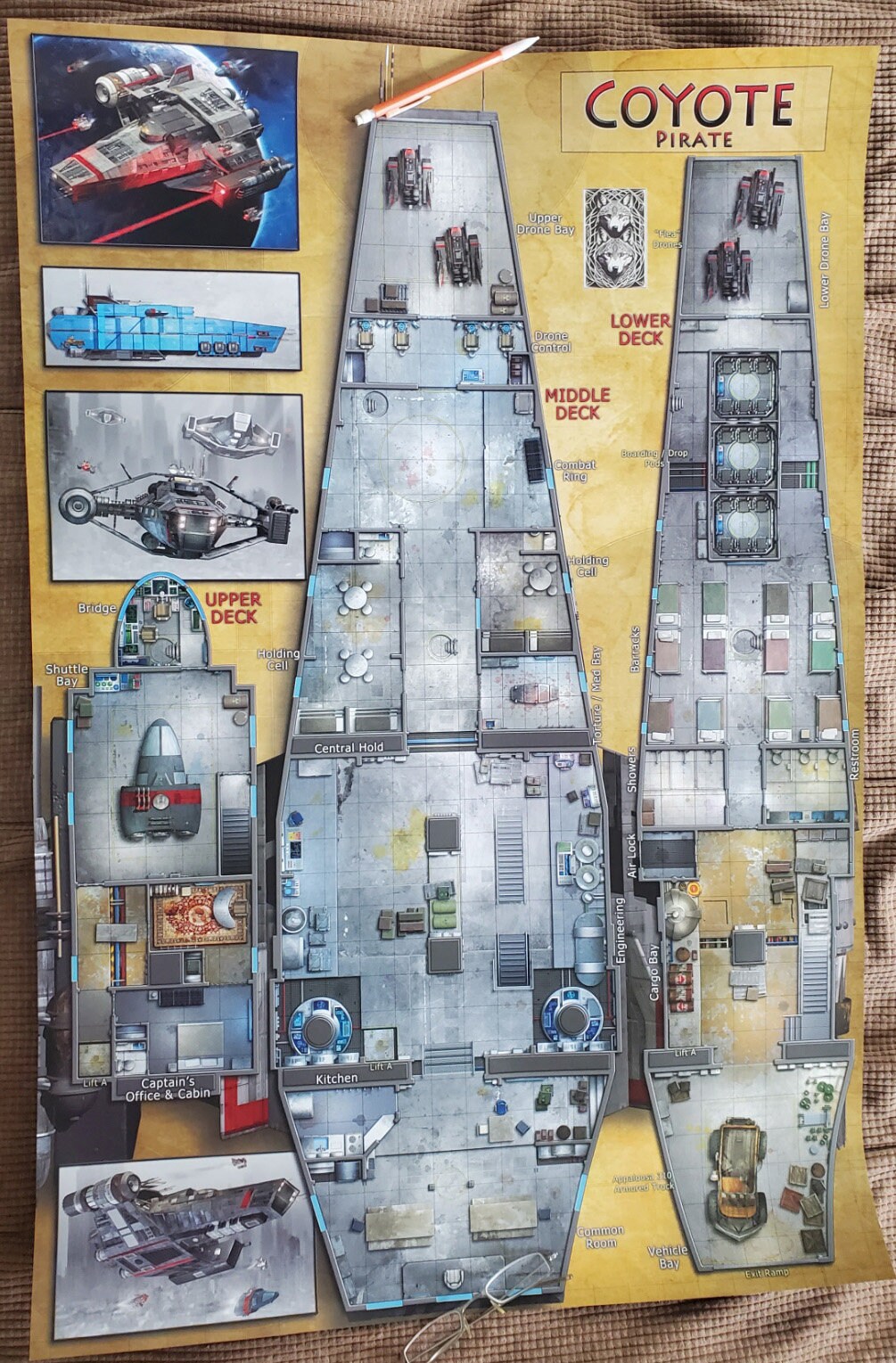 Quixote & Coyote - Justicar and Reaver: Starship Maps for GURPS Space ...
