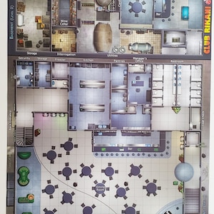 Club Rikani: Sci-fi Setting Poster Map for Starfinder, Star Wars ...