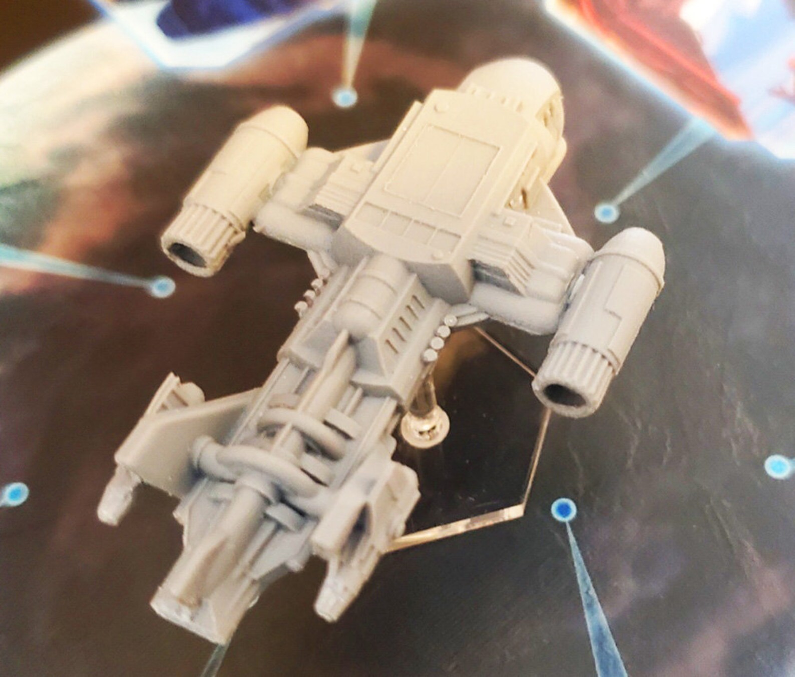 Exeter Tramp Freighter: Starship Miniature for Starfinder A - Etsy