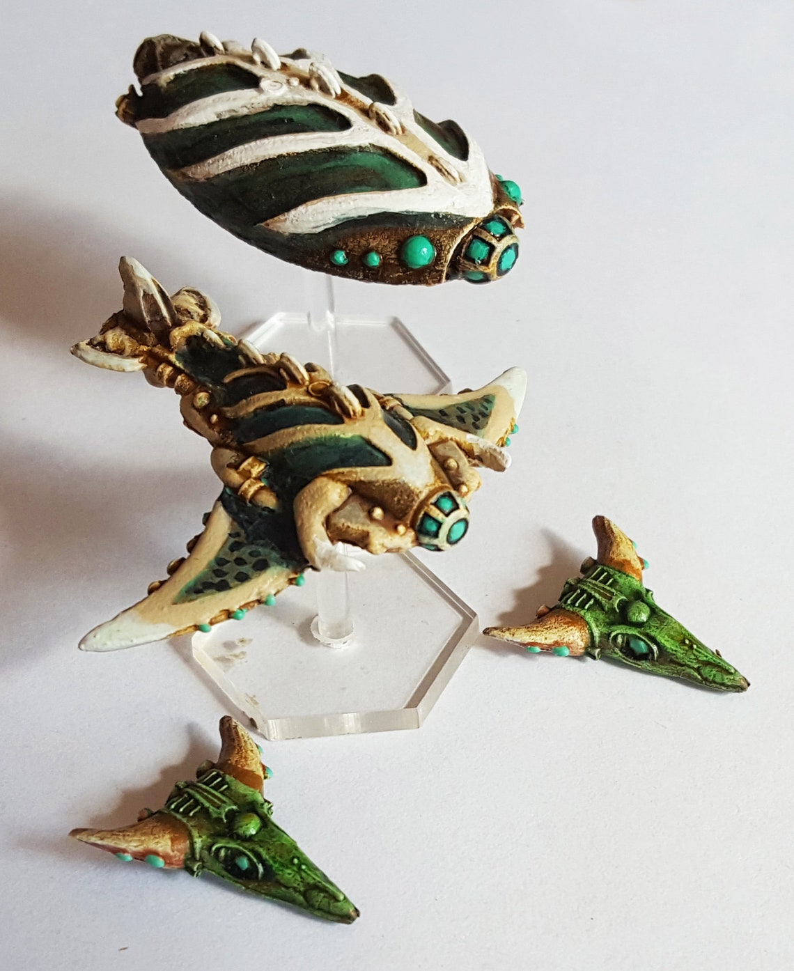 V'lar Alien Craft: Starship Miniatures for Starfinder A | Etsy