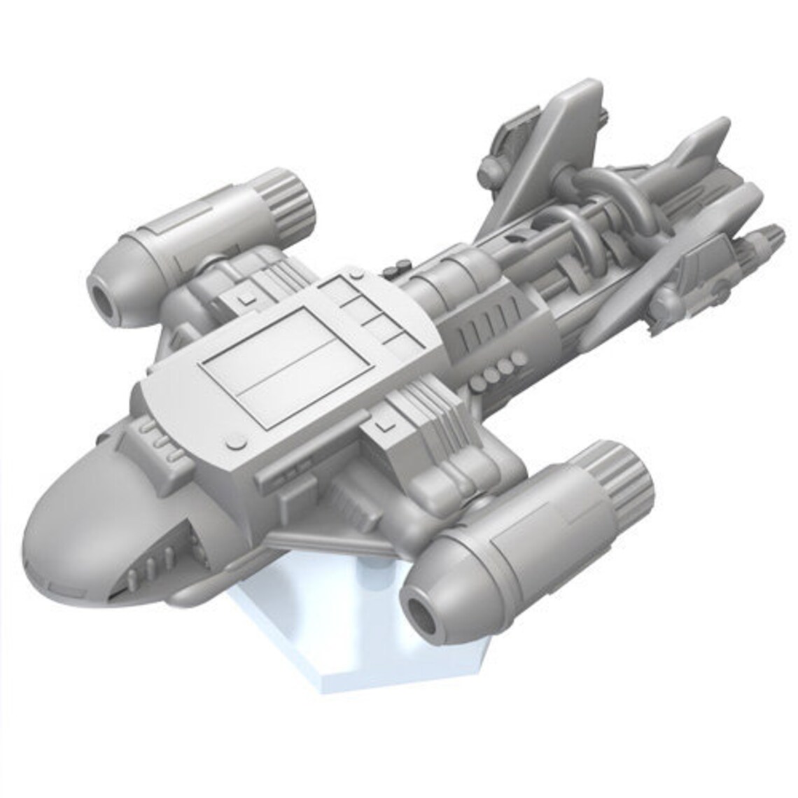Exeter Tramp Freighter: Starship Miniature for Starfinder A - Etsy