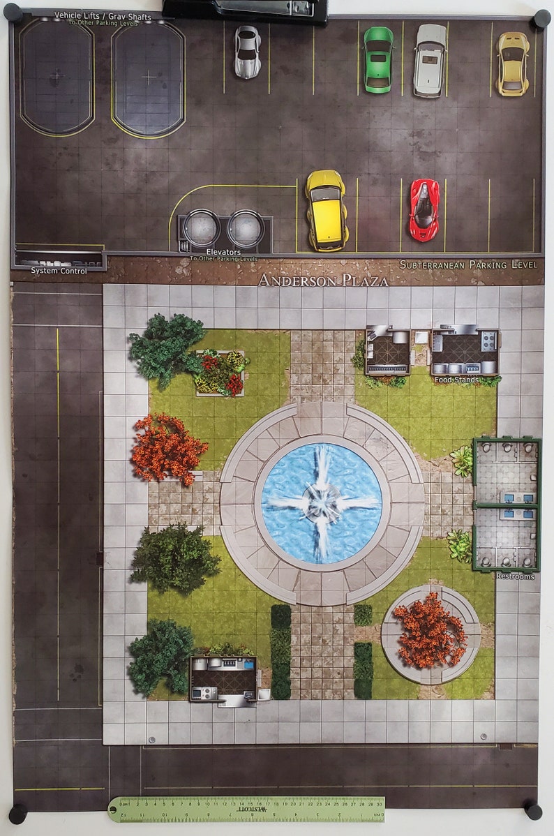 Anderson Place: Sci-fi Setting Poster Map for Starfinder Star - Etsy