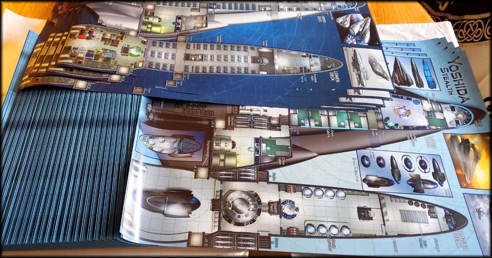 Yoshida - Stealth Ship: Starship Poster Map for Coriolis and Other Sci ...