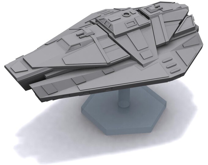 Chimaerus Integrated Transport: Starship Miniature for - Etsy