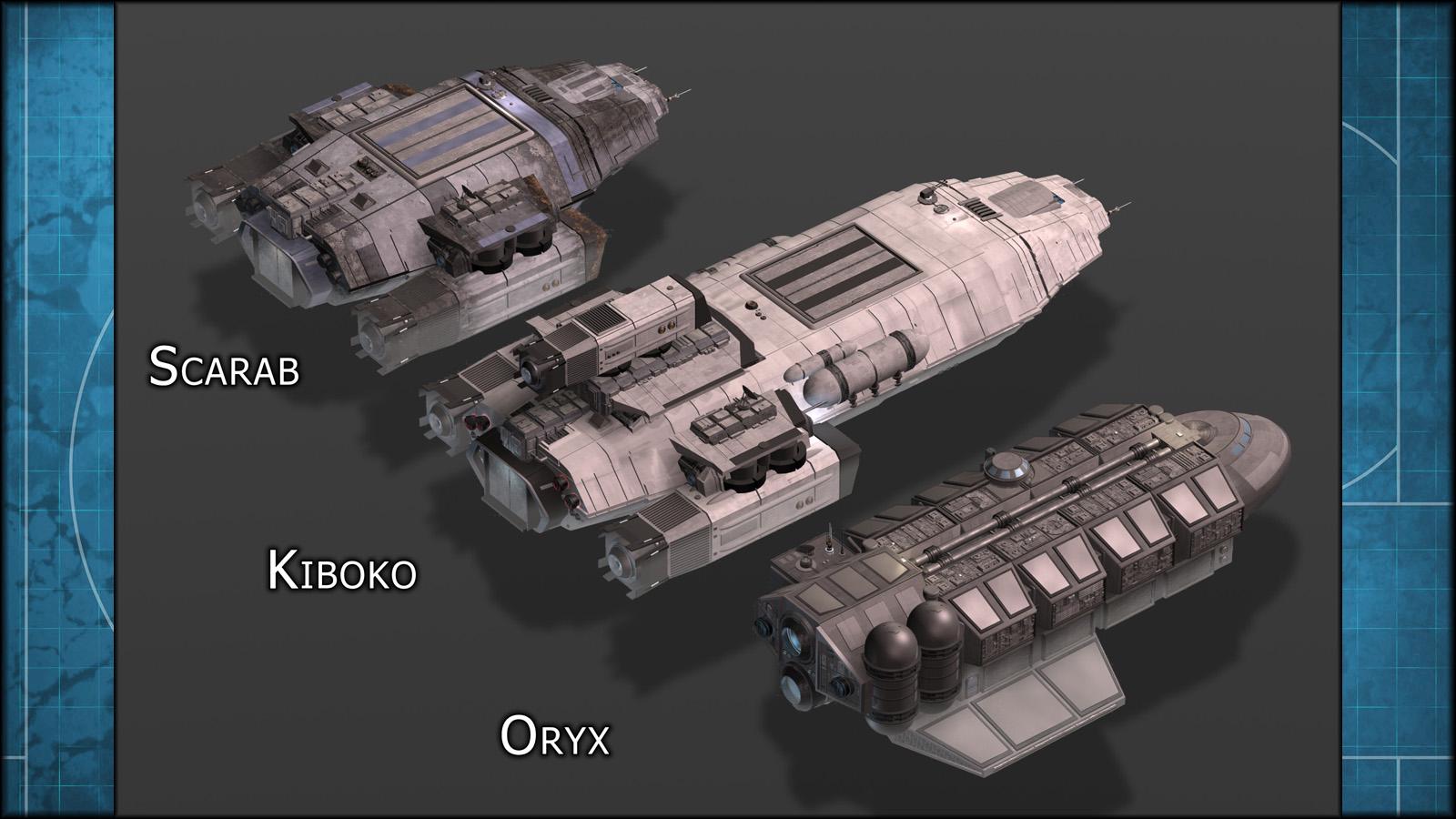 Kiboko - Freight Hauler: Starship Miniature for Starfinder, A Billion ...