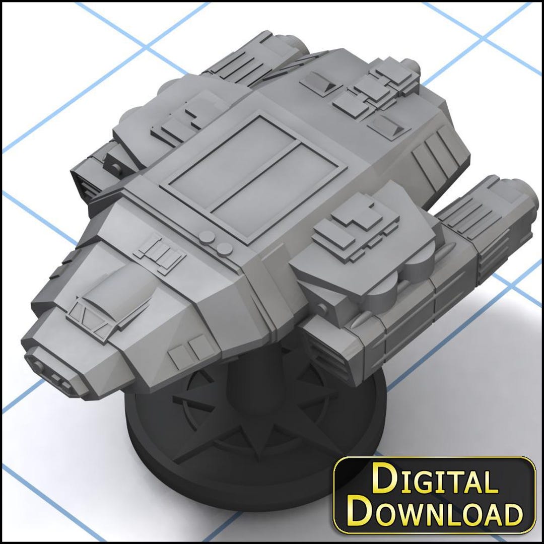 Scarab - Bulk Freighter: STL Files to 3D Print (starship Digital ...