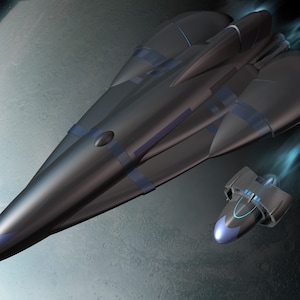 Yoshida - Stealth Ship: Starship Poster Map for Coriolis and Other Sci ...