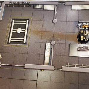 Landing Zones: Sci-fi Setting Poster Map for Starfinder, Star Wars ...