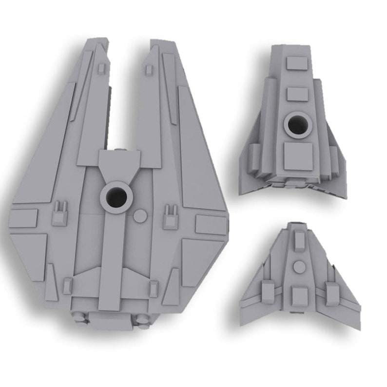 Chimaerus Integrated Transport: Starship Miniature for - Etsy