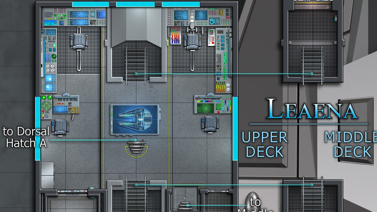 Chimaerus Integrated Transport: Starship Poster Map. - Etsy