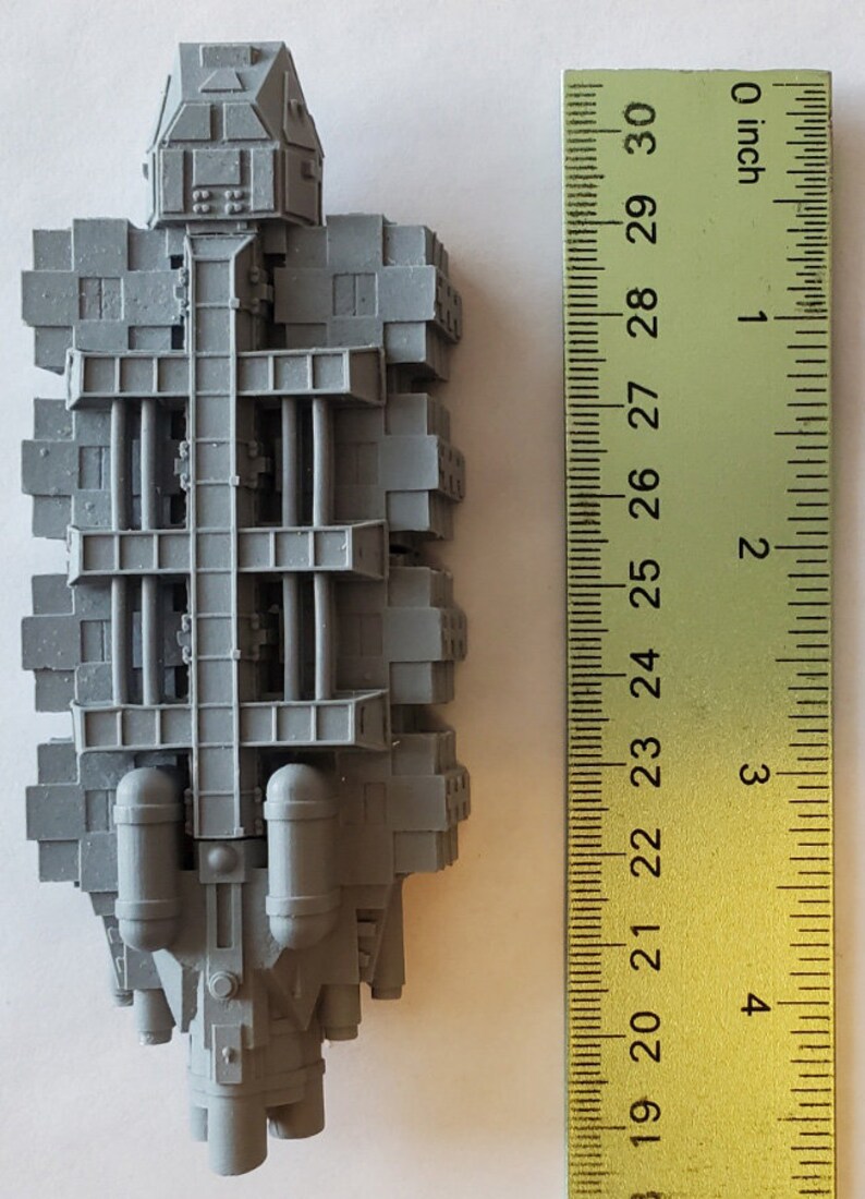 NERO Cargo Ship: Starship Miniature for Starfinder A - Etsy