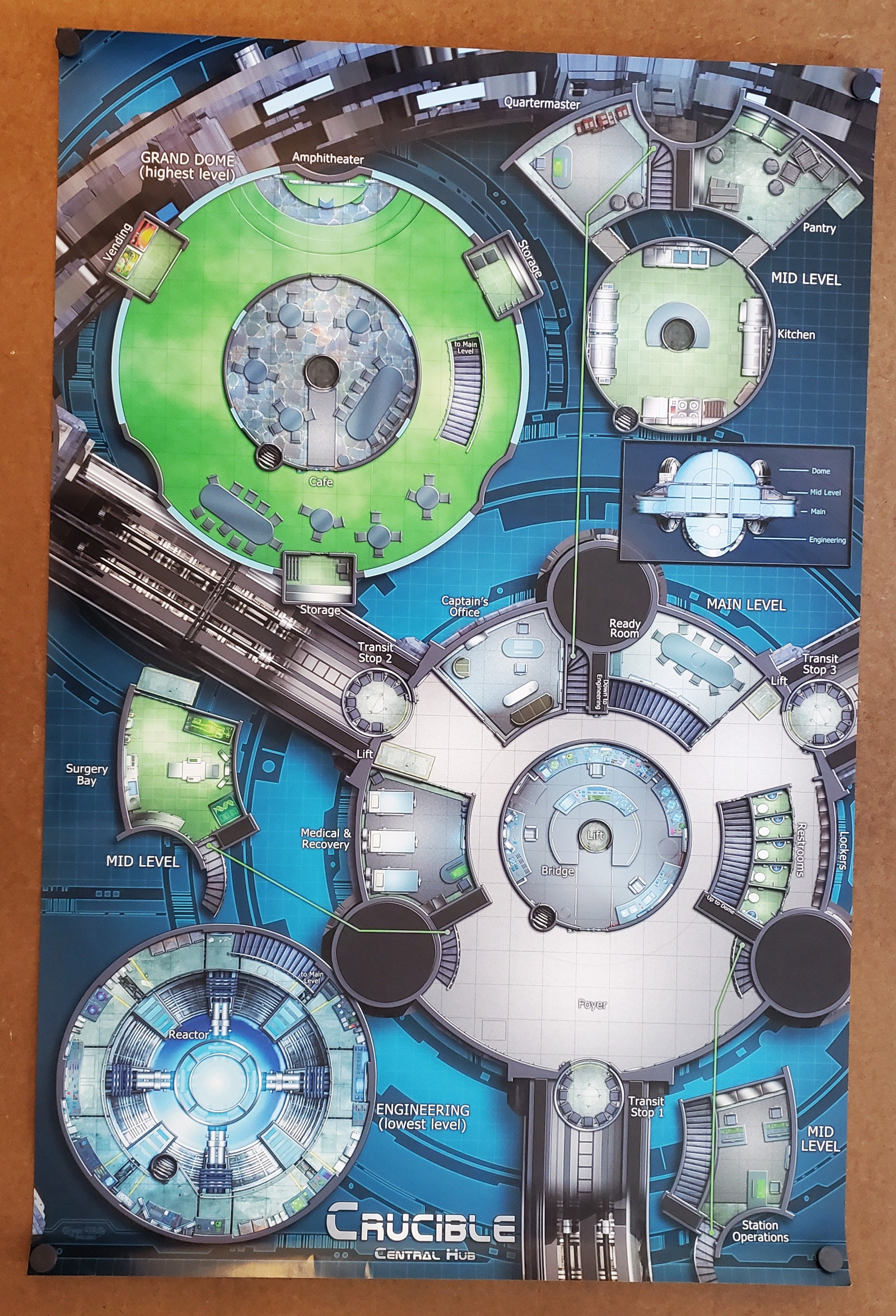 Space Station Deck Plans