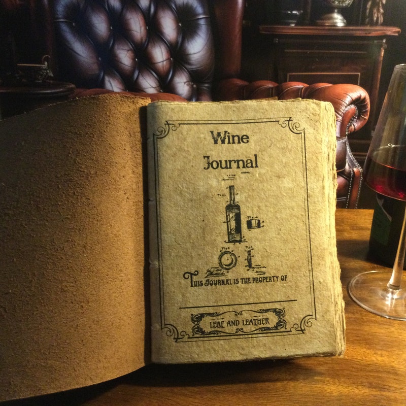 Wine Journal Tasting Book - Etsy