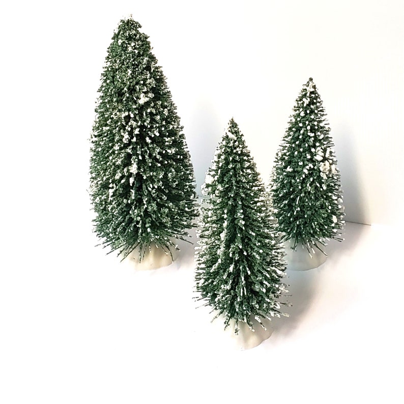 4 Inch and 5 Inch Mini Evergreen Trees Dollhouse Winter Pine Trees - Etsy