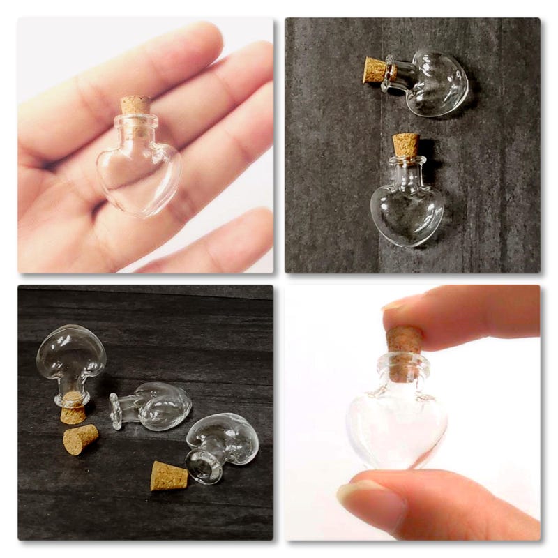 Heart Shaped Bottles - Etsy