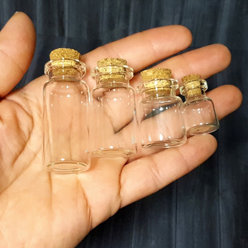 Glass Jar With Cork - Etsy