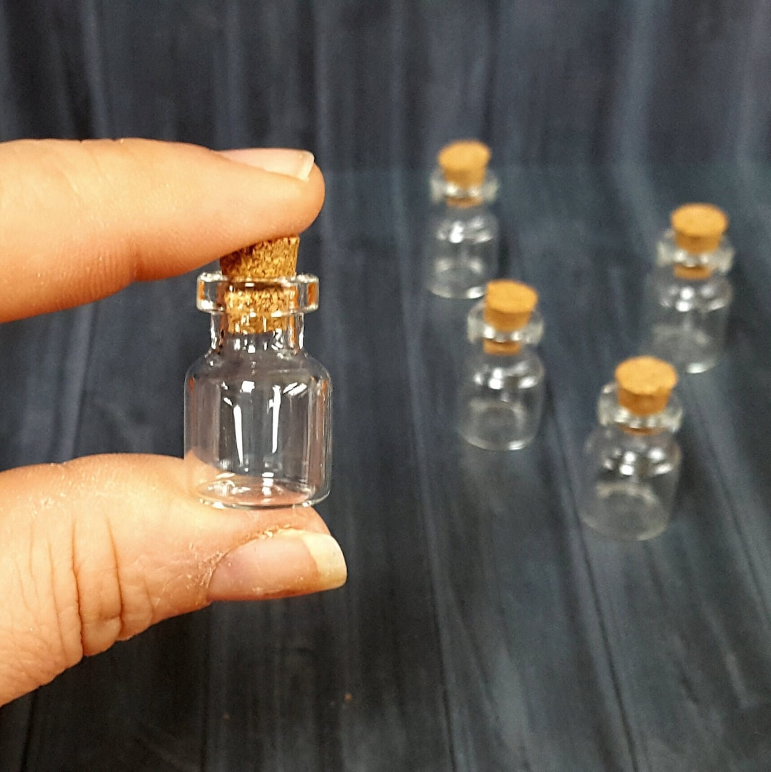 Small Glass Bottles Tiny Glass Containers With Cork, Mini Mason Jars ...