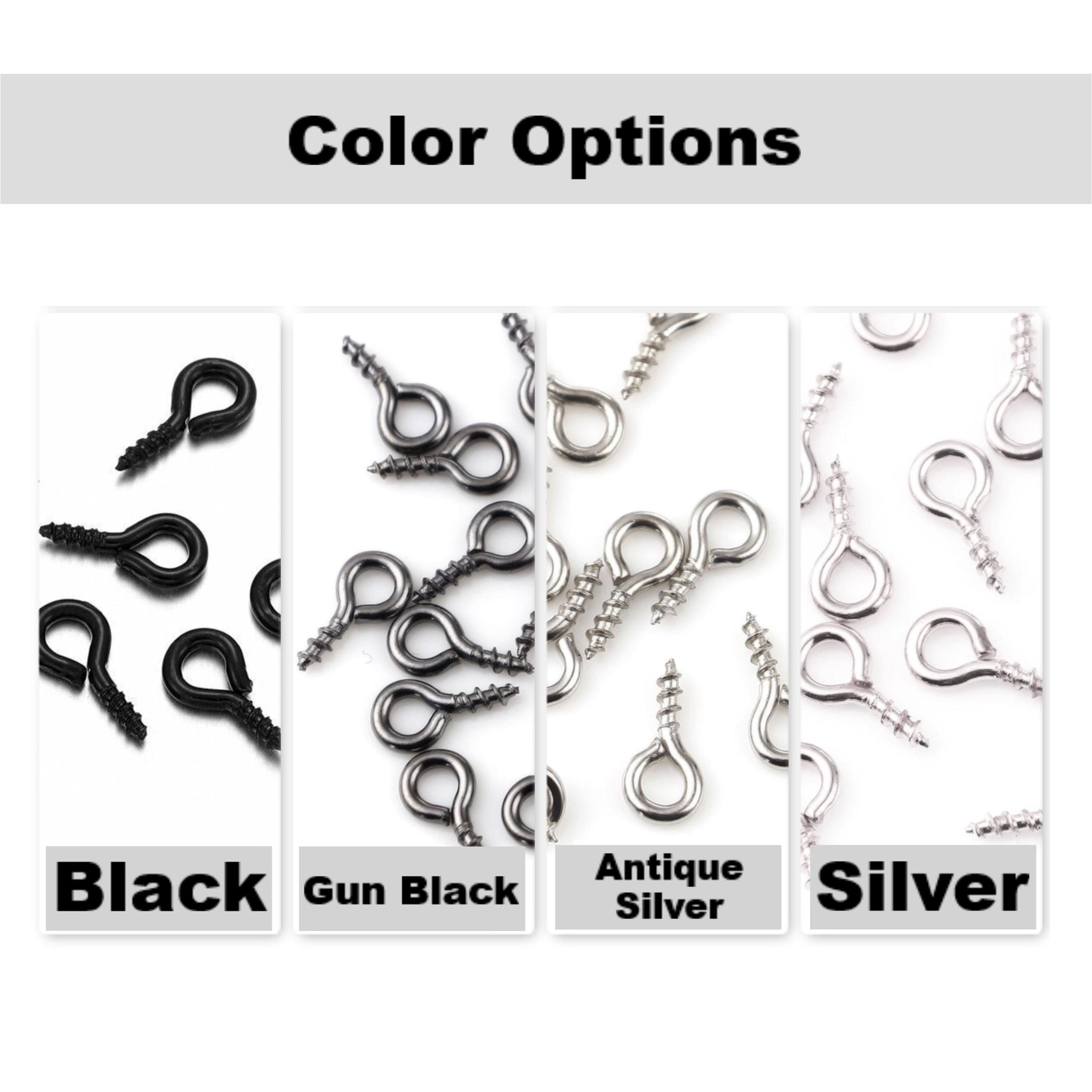 Tiny Screw Eyepin Mini Threaded Eye Pin Bails for Jewelry Making ...