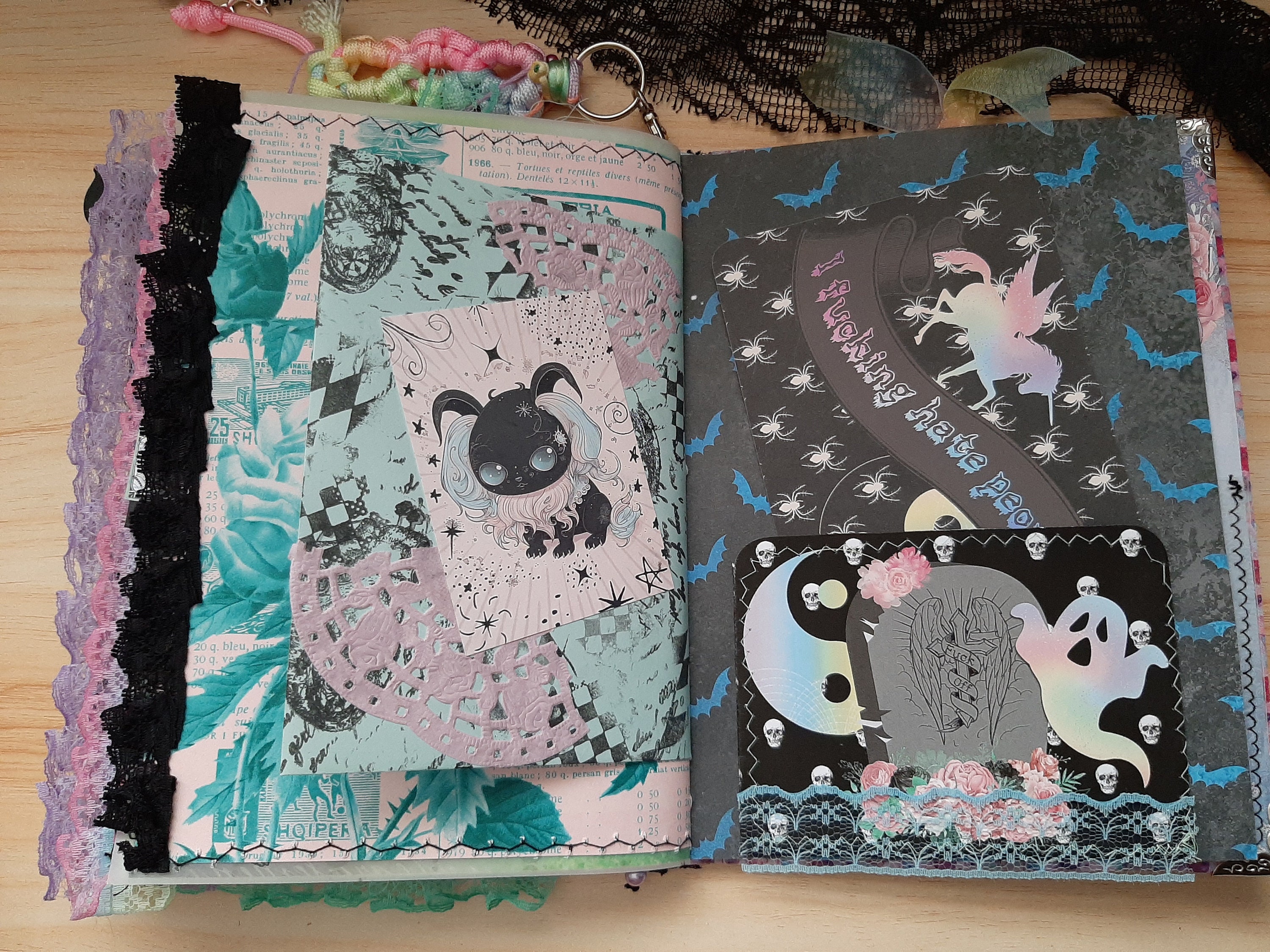 Pastel Goth Junk Journal 3 - Etsy