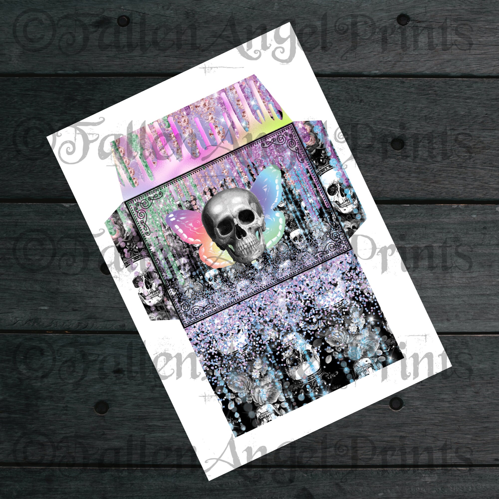 Pastel Goth Envelope Add-on Kit, Junk Journal, Ephemera - Etsy