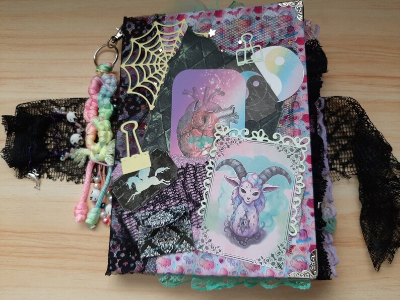 Pastel Goth Junk Journal 3 - Etsy