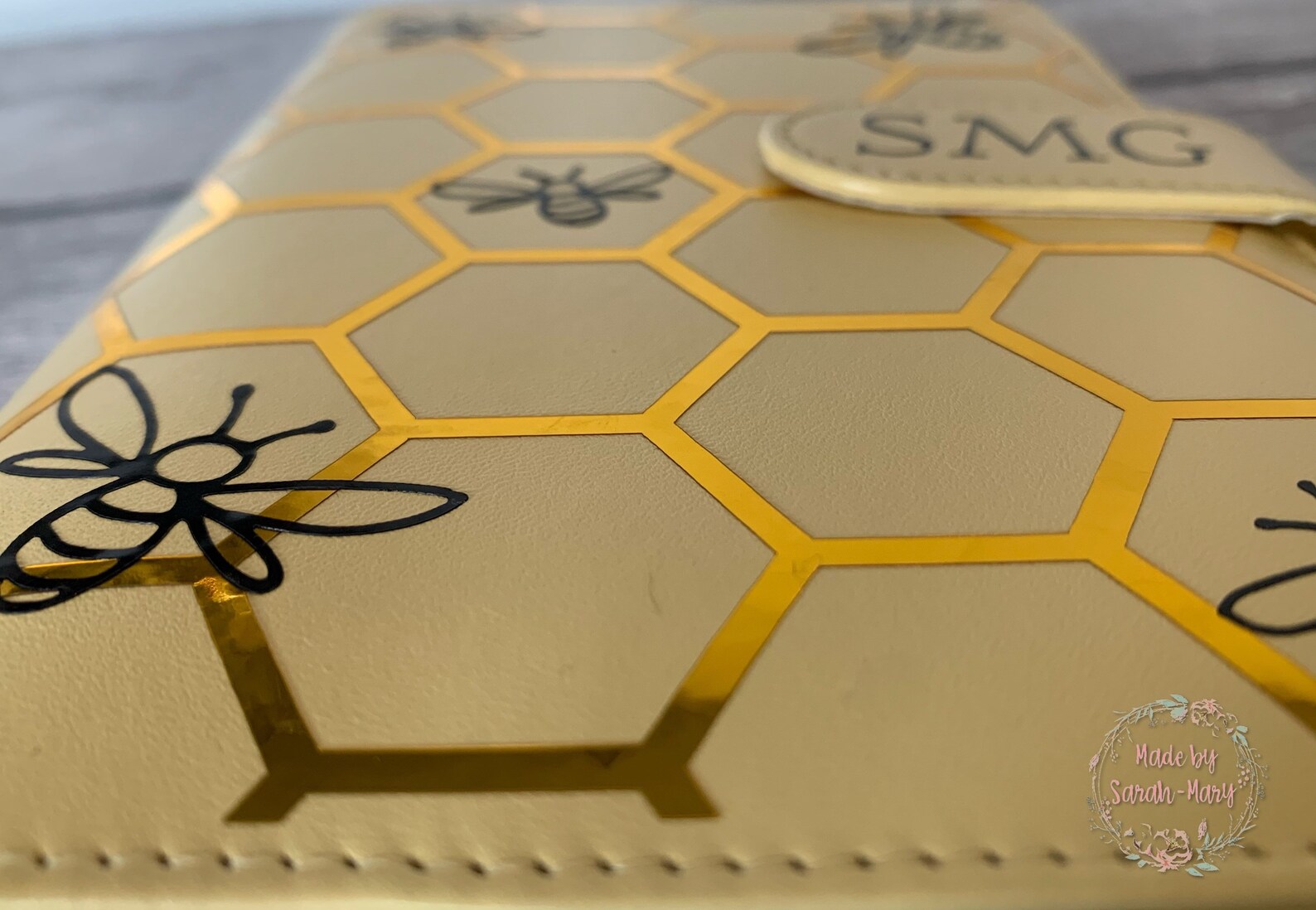Bee Themed Personalised Savings Binder/budget Planner/money Wallet ...