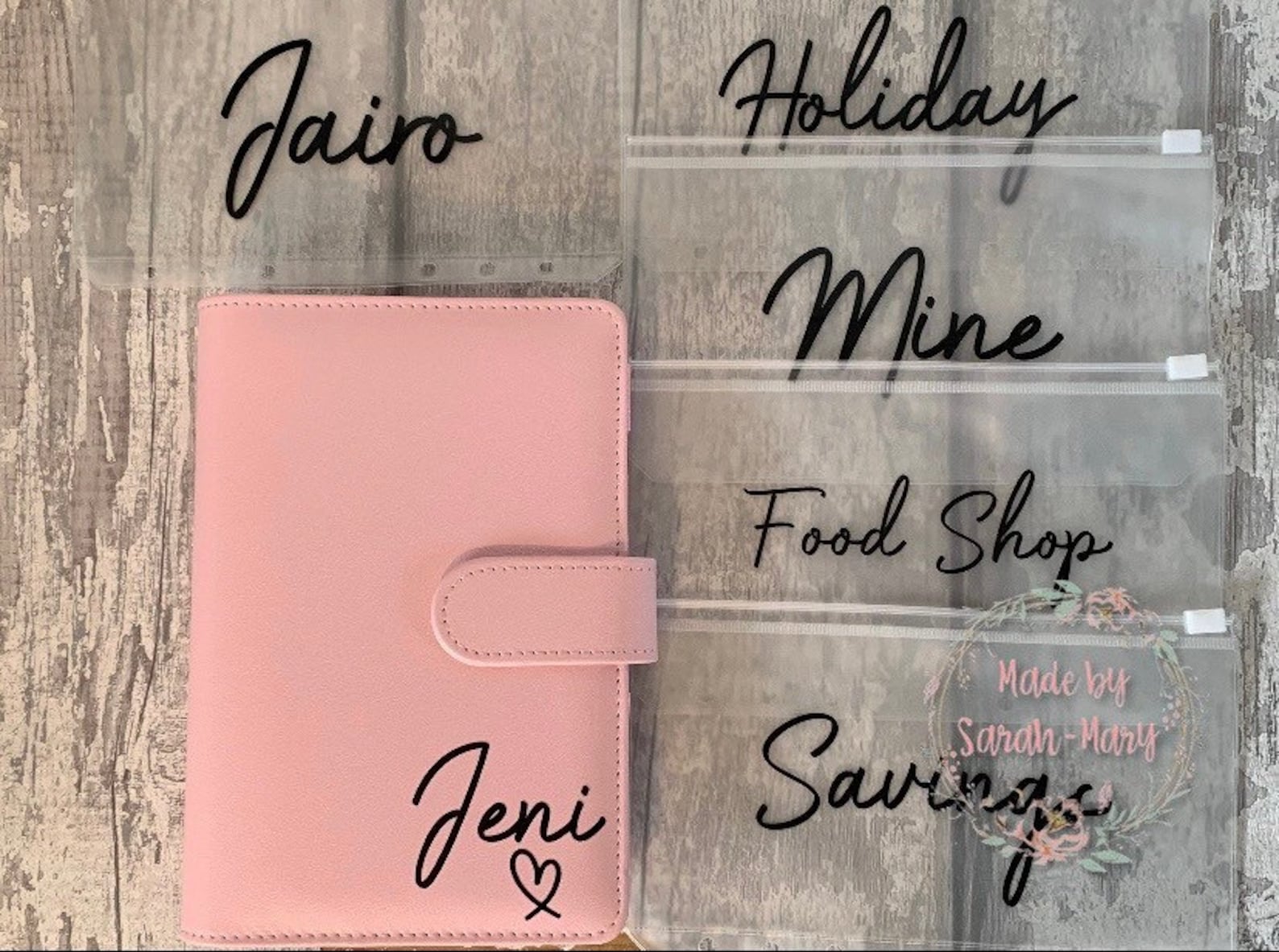 Budget Binder Starter Set With 5 Cash Wallets/ Budget Planner/financial ...