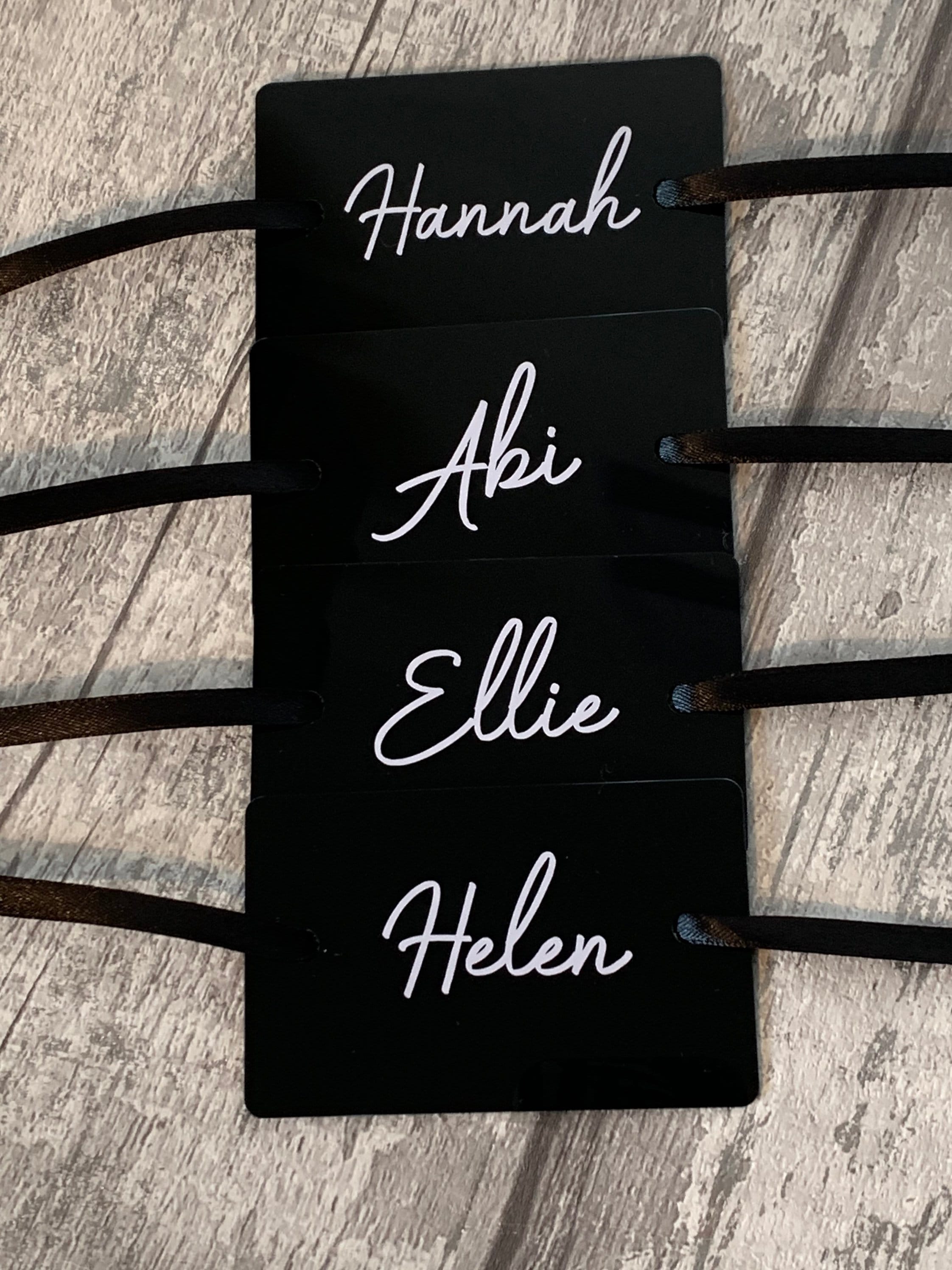 Personalised Loop Tags Home Basket Organisation Hanging | Etsy