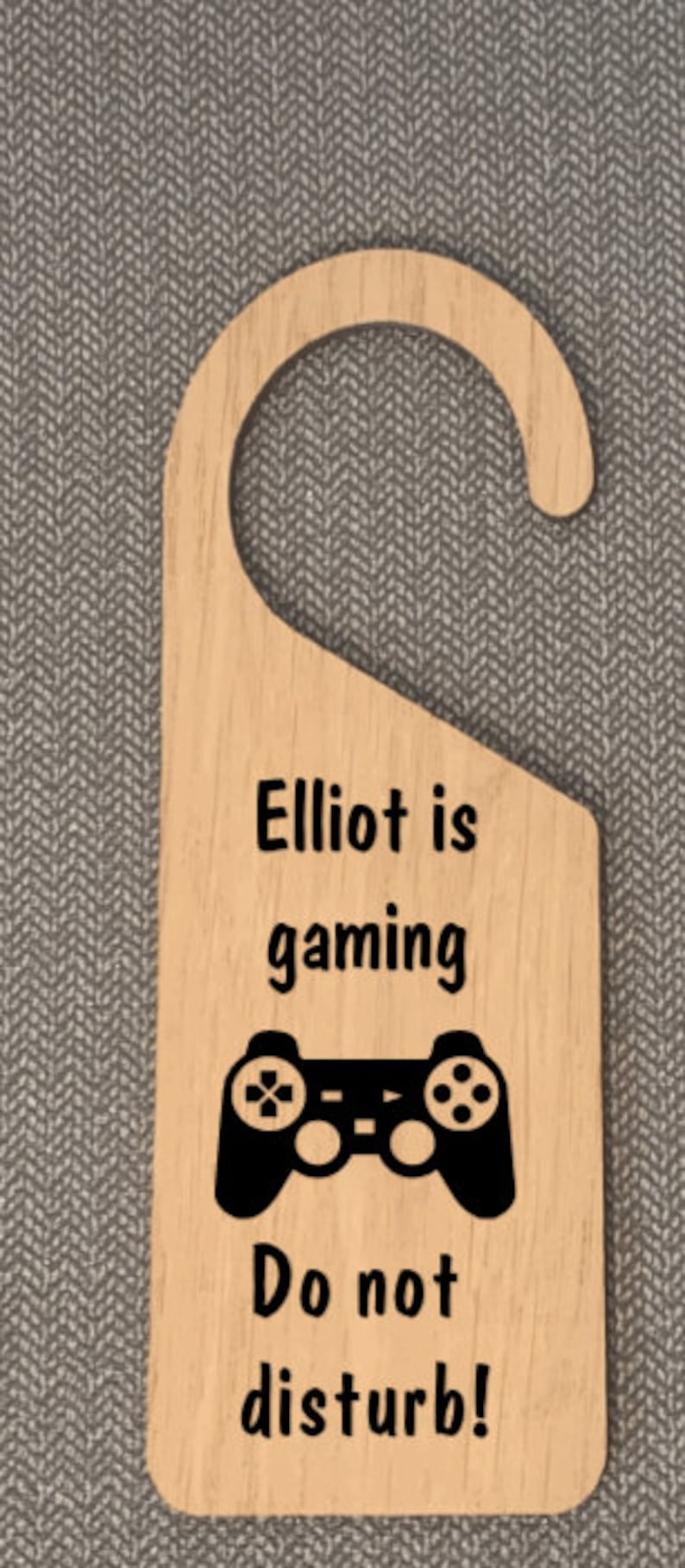 Personalised Gamer Door Hanger Gaming Door Sign/childrens - Etsy UK