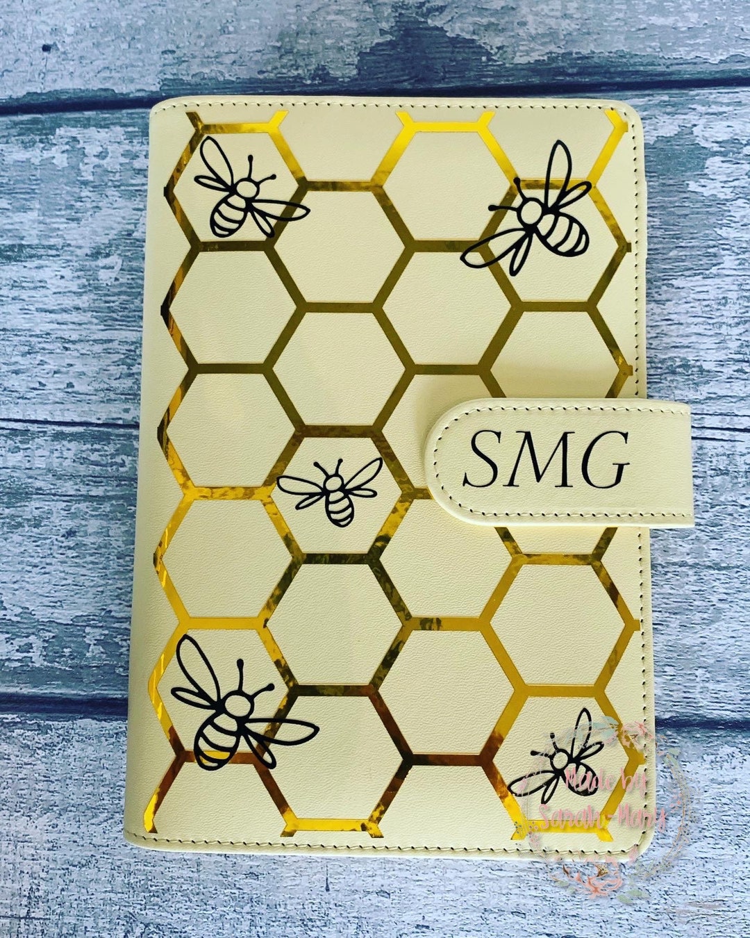 Bee Themed Personalised Savings Binder/budget Planner/money Wallet ...