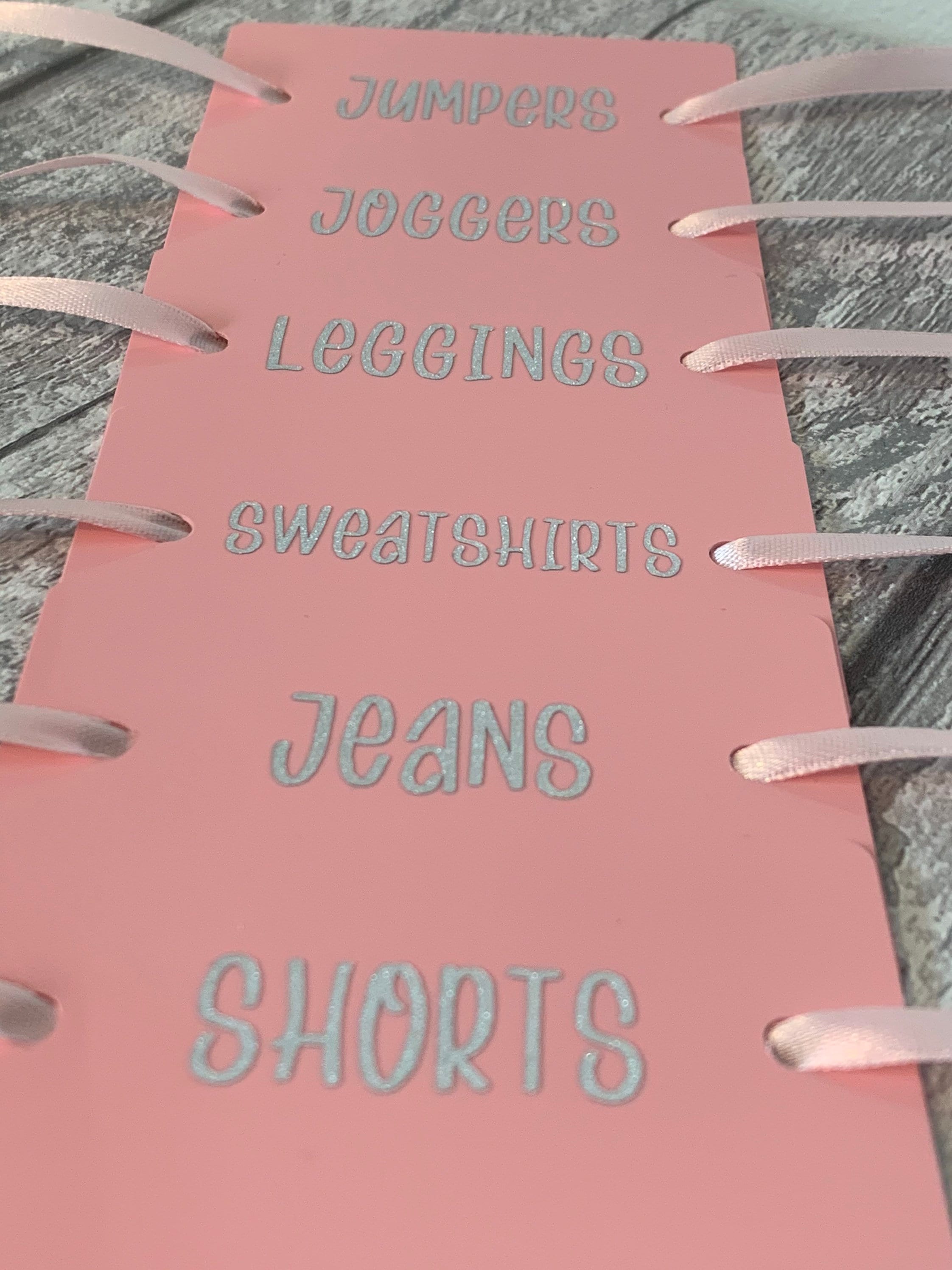 Personalised Loop Tags Home Basket Organisation Hanging | Etsy