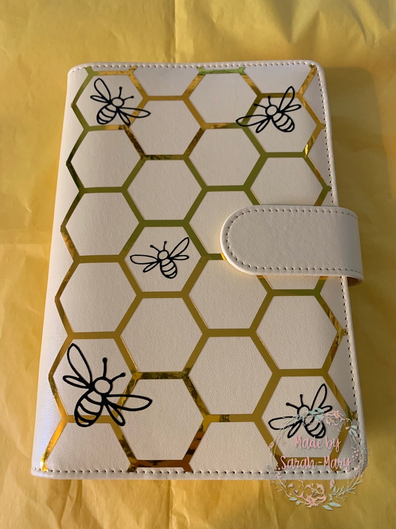 Bee Themed Personalised Savings Binder/budget Planner/money Wallet ...