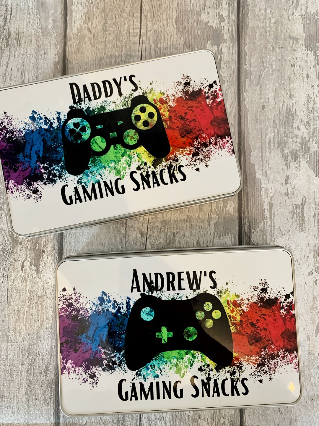 Gaming Snacks Tin/gamer Gifts/snack Tin/gifts for Him/teenager Gifts ...