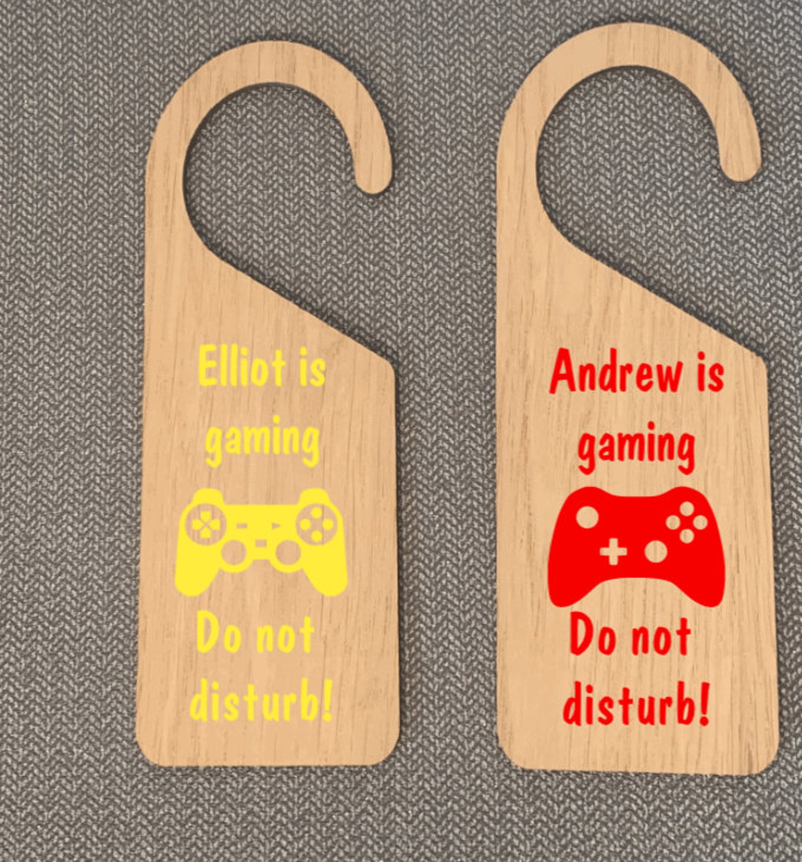 Personalised Gamer Door Hanger Gaming Door Sign/childrens - Etsy UK
