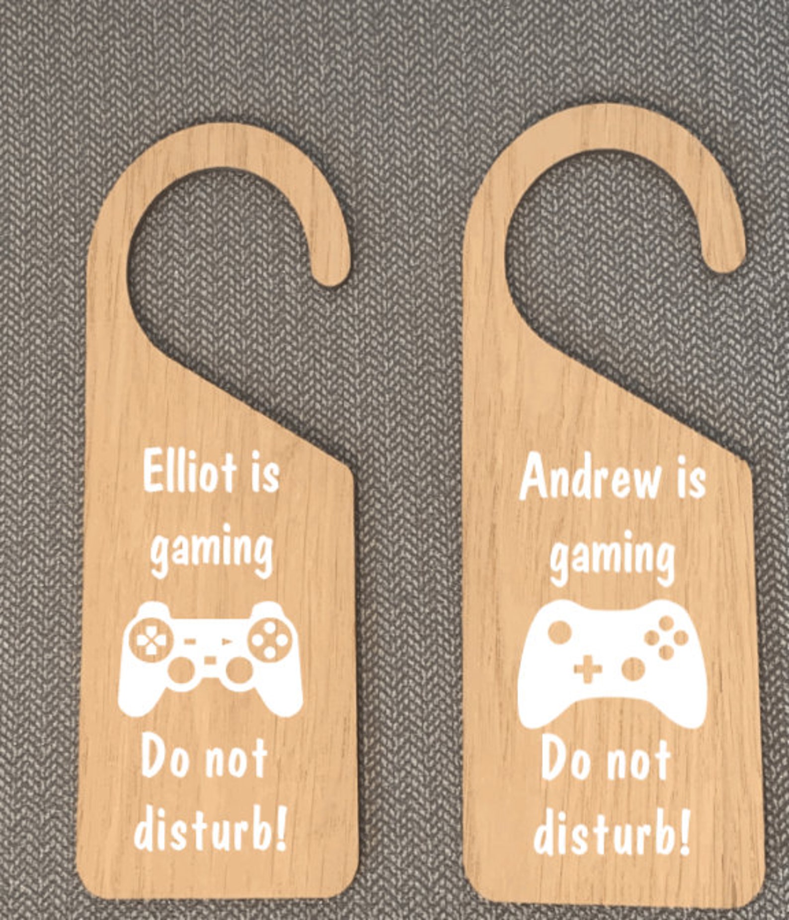 Personalised Gamer Door Hanger Gaming Door Sign/childrens - Etsy UK