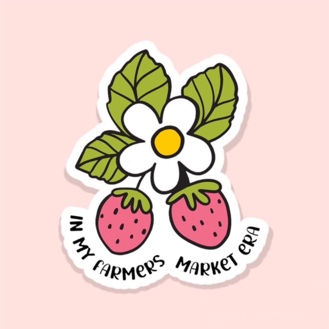 In My Farmers Market Era Sticker | Waterproof Sticker | Waterbottle ...