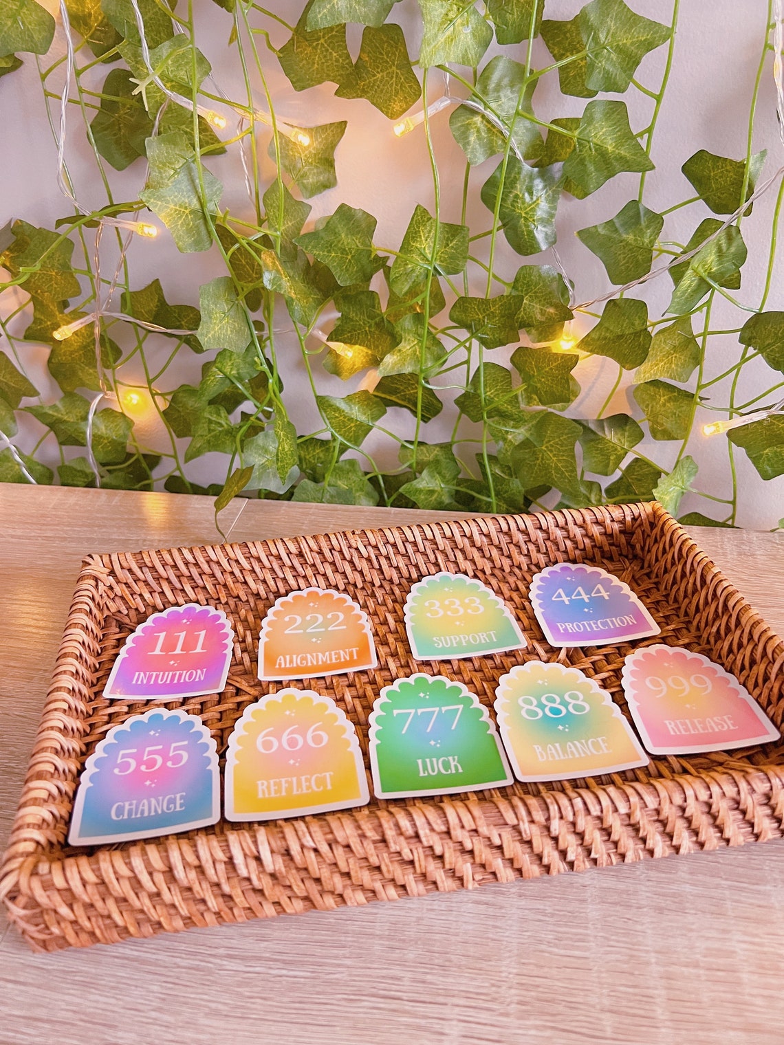 Angel Number Sticker - Etsy